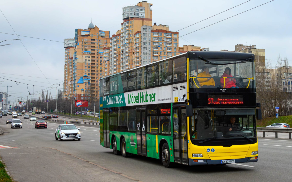 The fourth double-decker bus has hit the route in Kyiv: where it ...