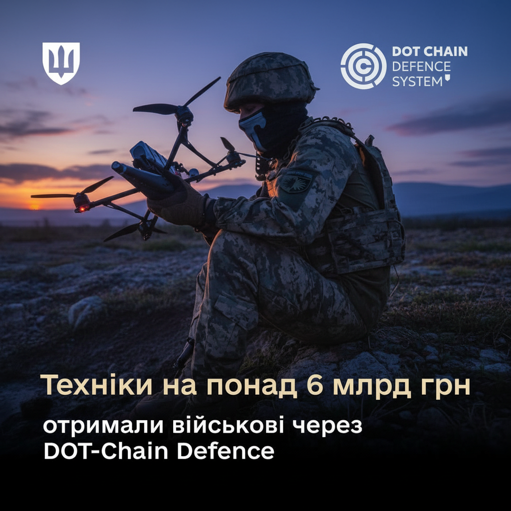 DOT-Chain Defence: military received equipment worth over 6 billion UAH ...